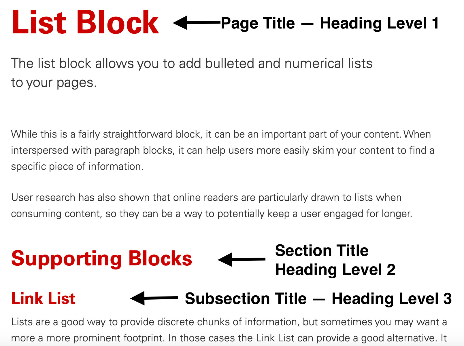 Heading Block | Web Platforms and Documentation